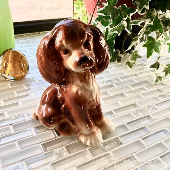 Accents | Vintage Ceramic Spaniel Puppy Dog Figurine Doggy Collector ...